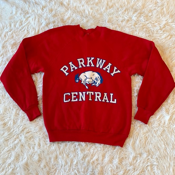 Artex | Tops | Vintage Artex Red High School Academia Parkway Central ...